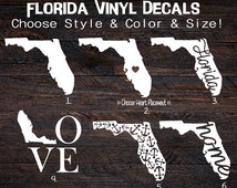 Unique florida sticker related items | Etsy