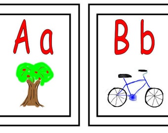 Items similar to Small Letter Cards- Pkg of 26- from A to Z on Etsy