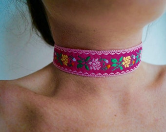 Fabric choker | Etsy