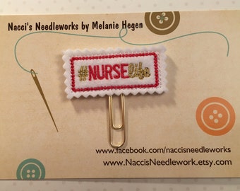Nurse bookmark | Etsy