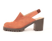 Unique suede clogs related items | Etsy