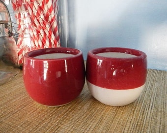 Pottery custard cups | Etsy