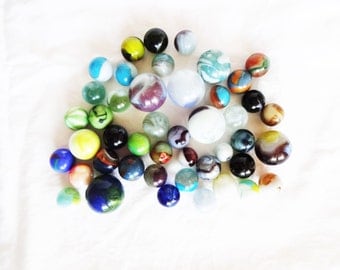 Machine made marbles | Etsy