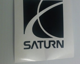 Saturn decal | Etsy