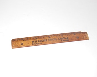 Vintage wooden ruler | Etsy