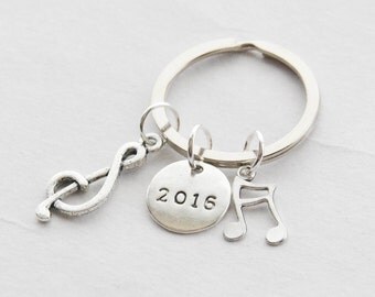 Personalized Music Keychain Music is the Voice of the Soul