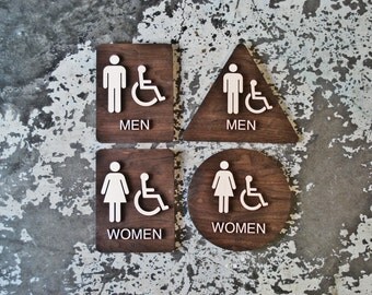 Any 3 Square or Round Signs Office Room Numbers & by grayskunk