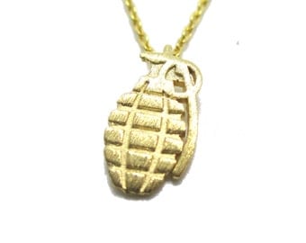 Grenade necklace | Etsy