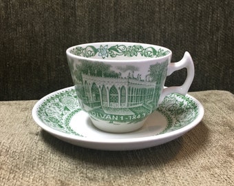 Green transferware | Etsy