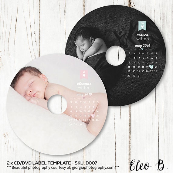 Newborn Dvd Label Template Baby Cd Label Template Studio