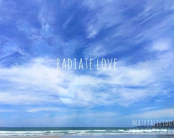 Radiate love | Etsy