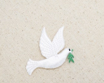 Dove embroidery | Etsy