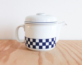 Checkered teapot | Etsy