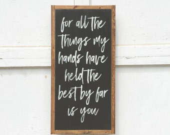 Hand held sign | Etsy