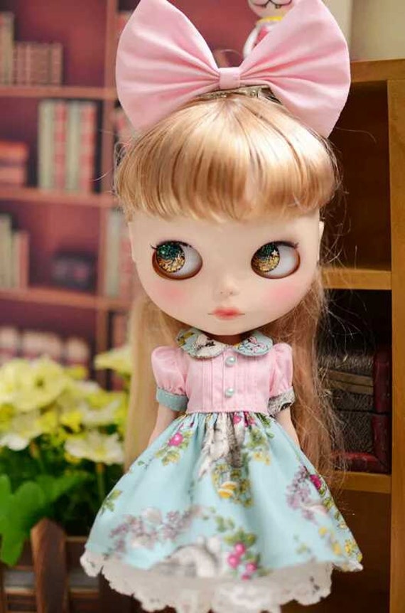 Handmade Blythe Outfit Blythe Dress by MarshmallowHouse on Etsy