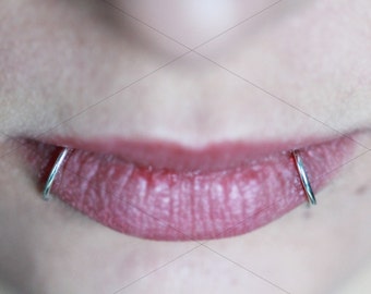 Fake Snake Bite Lip Ring Set Faux Snake Bite Lip rings