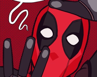 Items similar to 11x17 Powdered Toast Man Vs. Deadpool Print on Etsy