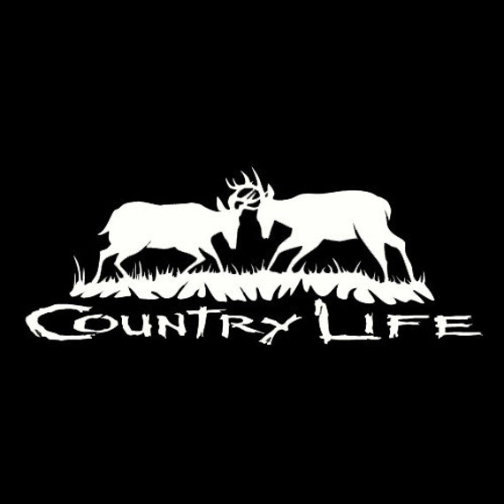 Country Life Decal by RusticDesigns4you on Etsy