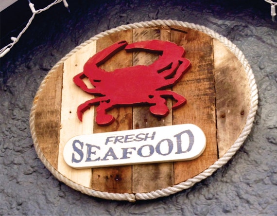 Fresh Seafood Sign