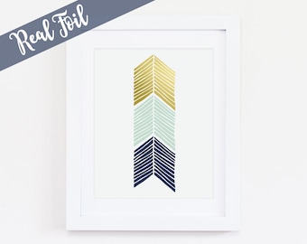 Gold foil print | Etsy