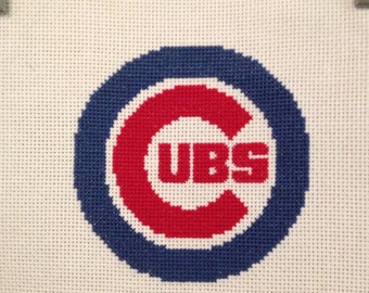 Cubs cross stitch | Etsy