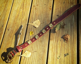 Concho dog collar | Etsy