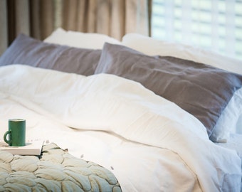 Linen bedding duvet covers organic wool blankets by InNapBedding