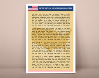 National anthem | Etsy