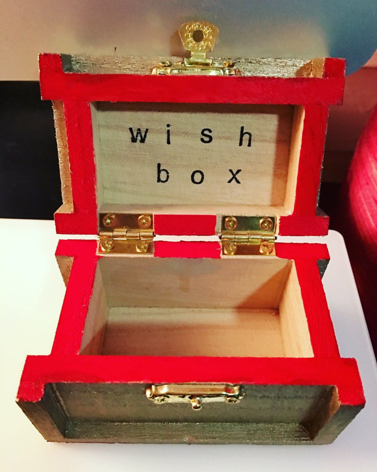 Wood Box/ Personalized Gift / Wish Box / Hope by OdeToQuaintrelle