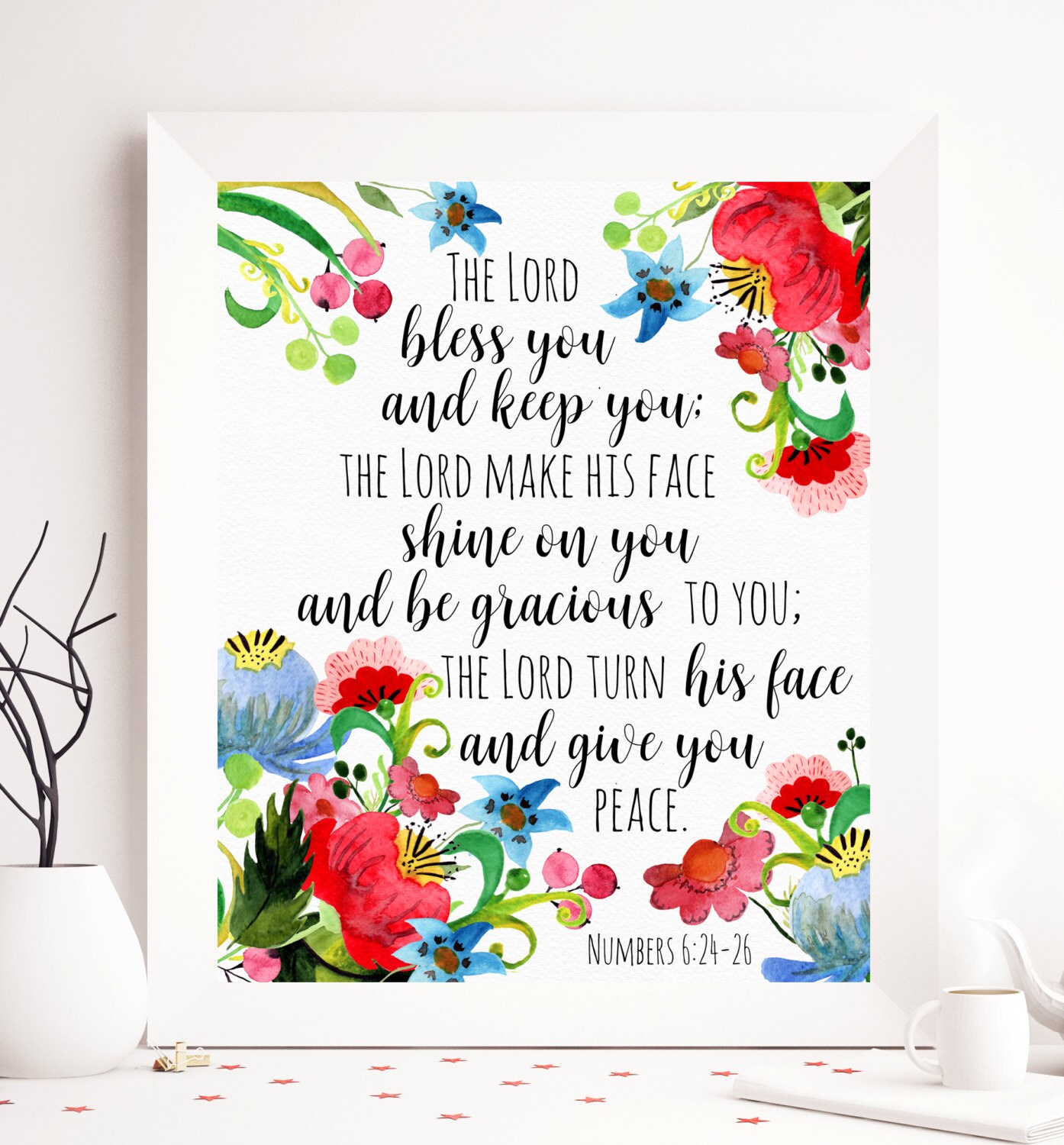 Numbers 6:24-26 Bible printable Bible print Bible quote
