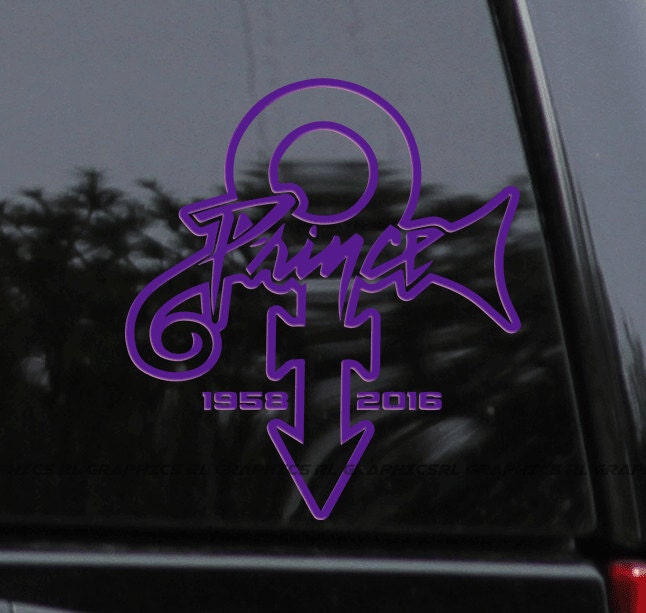 Prince Love Symbol Purple Rain Car Truck Window Laptop Decal