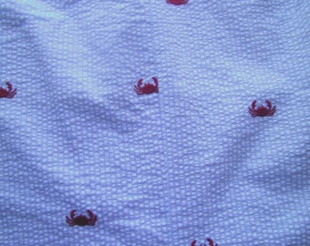Crab fabric | Etsy