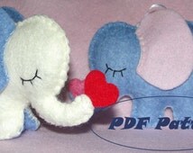 Unique elephant sewing pattern related items | Etsy