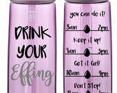 Motivational water bottle | Etsy