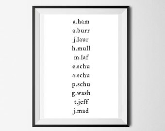 Hamilton decor | Etsy