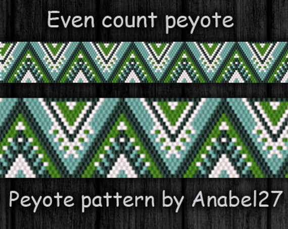 Even Count Peyote Pattern 114 peyote bracelet pattern