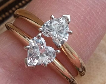 14k gold heart ring | Etsy