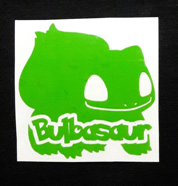 Pokemon Go Bulbasaur sticker Decal car iphone Laptop