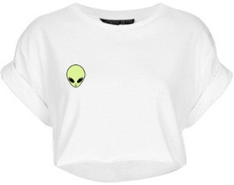 Alien crop top | Etsy