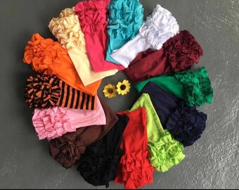 Girls ruffle pants | Etsy