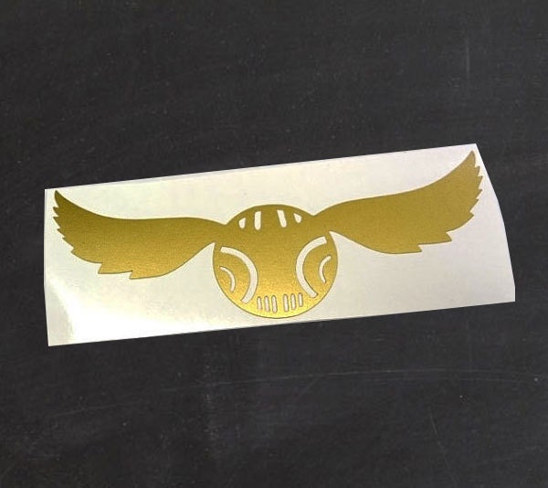 Harry Potter Golden Snitch Vinyl Decal / Sticker Small