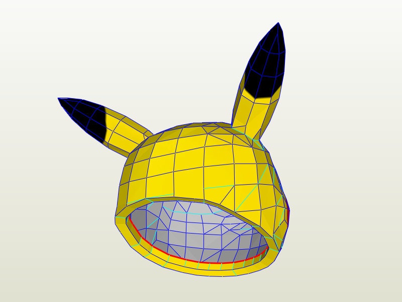 Mascara de Pikachu / Pikachu Mask pokemon universe.