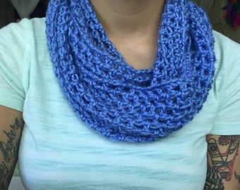 Items similar to Navy Blue Infinity Scarf on Etsy