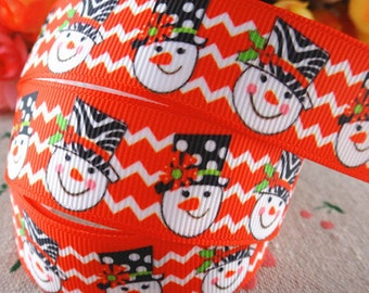 Unique snowman ribbon related items | Etsy