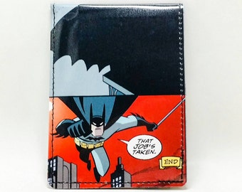 Sewn Comic Book Wallet Batman Design 28 by DuctTuff on Etsy