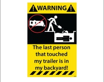 Unique trailer decal related items | Etsy