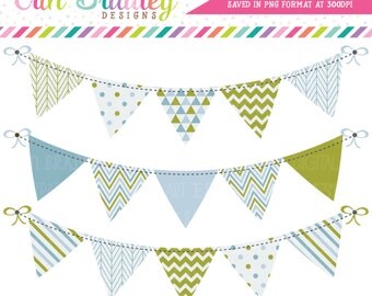 School Bunting Clipart Graphics Personal & by ErinBradleyDesigns