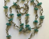 Items similar to Floppy Disk Beaded Necklace (Black or Blue) on Etsy
