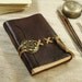 medieval journal notebook in dark chocolate by MedievalJourney