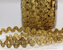 Unique gold rick rack related items | Etsy